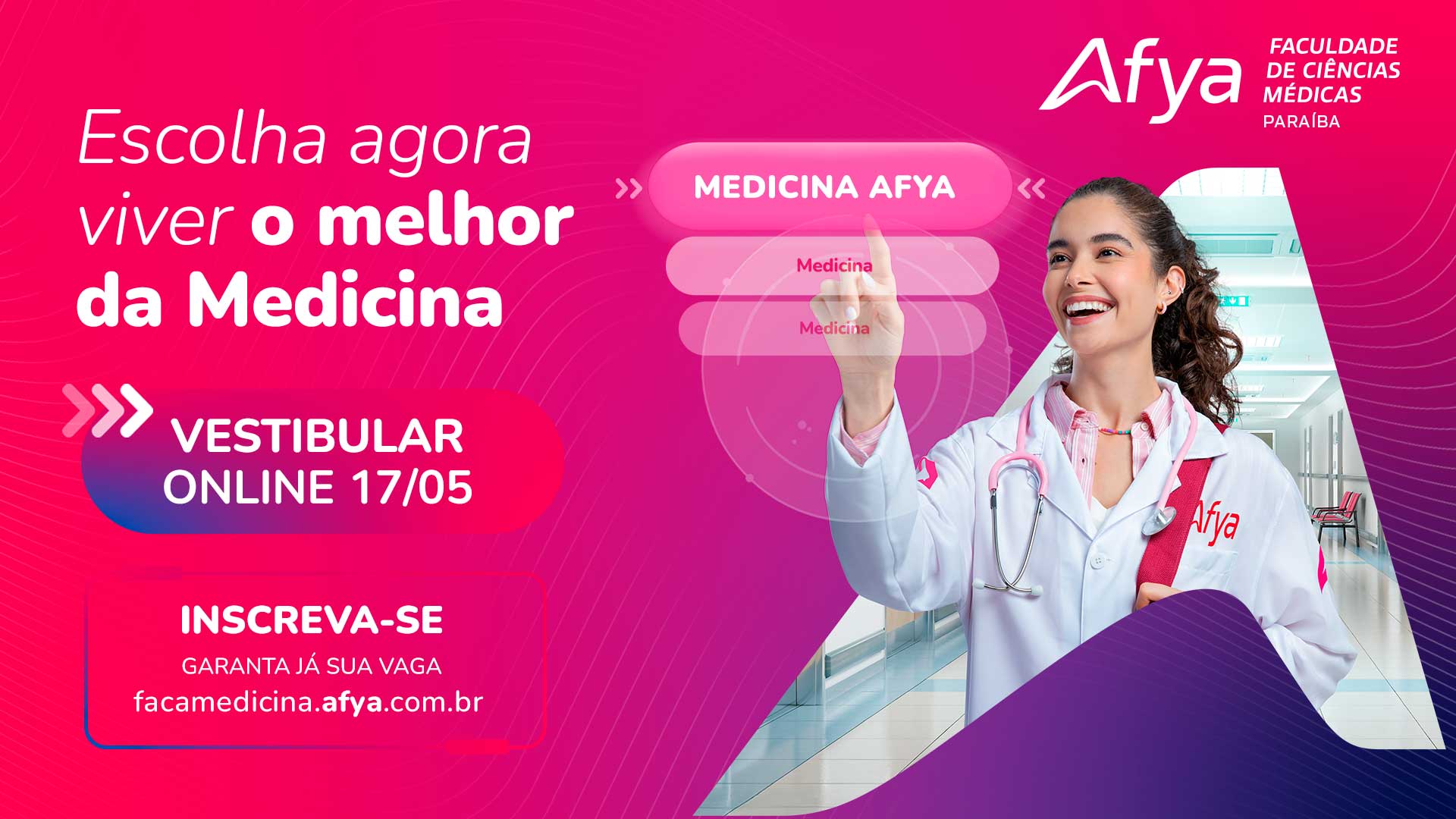 Afya Paraíba | Divulgado o edital do Vestibular de Medicina 2025.2